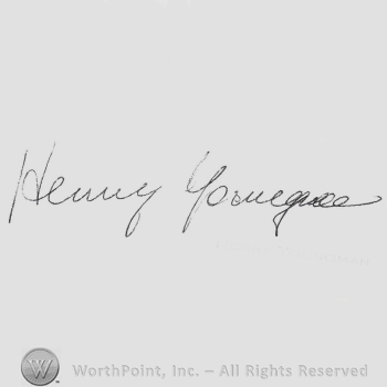 Mark with Signature: Henny Youngman. | #563667