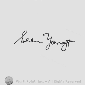 Mark with Signature: Sean Young. | #563672