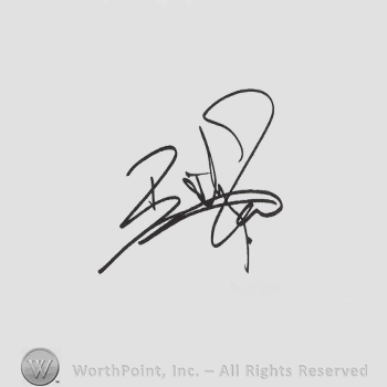 Mark with Signature: Billy Zane. | #563675