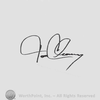 Mark with Signature: Tom Clancy. | #563680