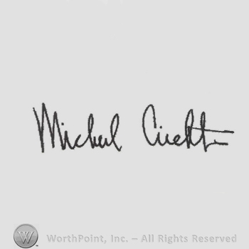 Mark with Signature: Michael Crichton. | #563683