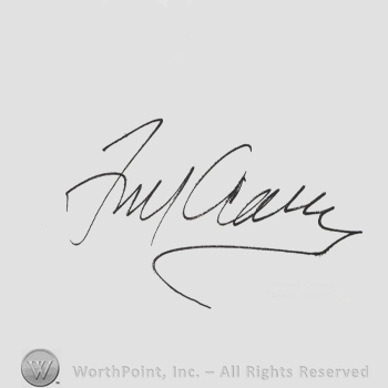 Mark with Signature: Fred Crane. | #563701