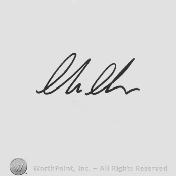 Mark with Signature: Chevy Chase. | #563724