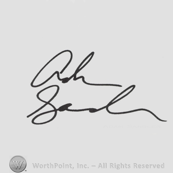 Mark with Signature: Adam Sandler. | #563730