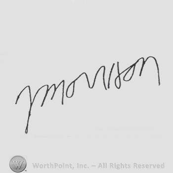 Mark with Signature: Jim Morrison. | #563750