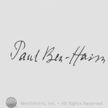 Mark with Signature: Paul Ben-Haim. | #566199