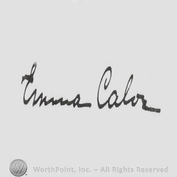 Mark with Signature: Emma Calve. | #566220
