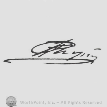 Mark with Signature: Frédéric Chopin. | #566250