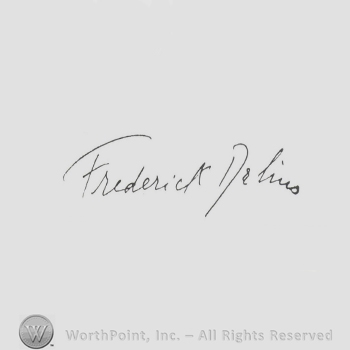 Mark with Signature: Frederick Delius. | #566279