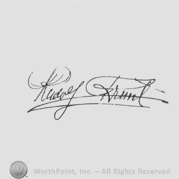 Mark with Signature: Rudolf Friml. | #566299