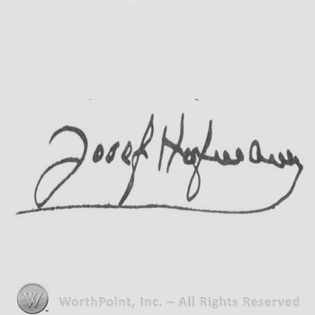 Mark with Signature: Josef Hofmann. | #566359