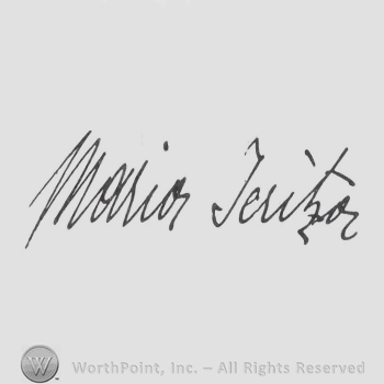 Mark with Signature: Maria Jeritza. | #566361
