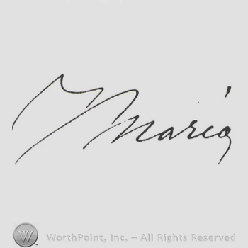 Mark with Signature: Giovanni Mario. | #566404