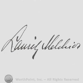 Mark with Signature: Lauritz Melchior. | #566419