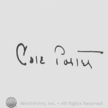Mark with Signature: Cole Porter. | #566461