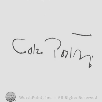 Mark with Signature: Cole Porter. | #566462
