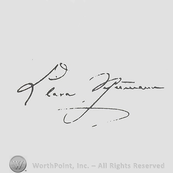 Mark with Signature: Clara Schumann. | #566518