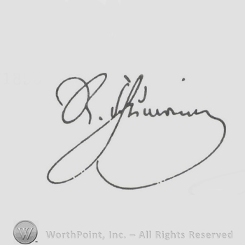 Mark with Signature: Robert Schumann. | #566521