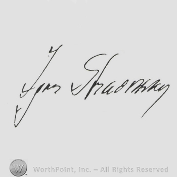 Mark with Signature: Igor Stravinsky. | #566547