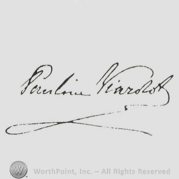 Mark with Signature: Pauline Viardot. | #566573