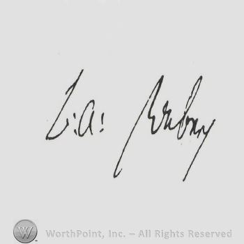 Mark with Signature: Bernhard Anselm Weber. | #566589