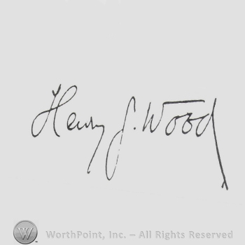 Mark with Signature: Henry Wood. | #566594