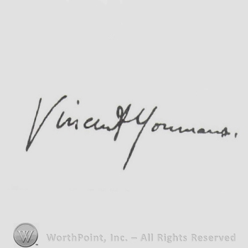 Mark with Signature: Vincent Youmans. | #566596