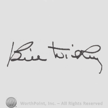Mark with Signature: Bill Dickey. | #567911
