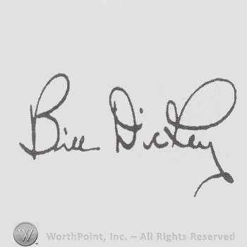 Mark with Signature: Bill Dickey. | #567914