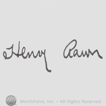 Mark with Signature: Henry Aaron. | #567943