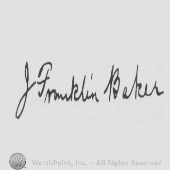 Mark with Signature: Frank Baker. | #567954