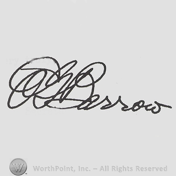 Mark with Signature: Edward Barrow. | #567961