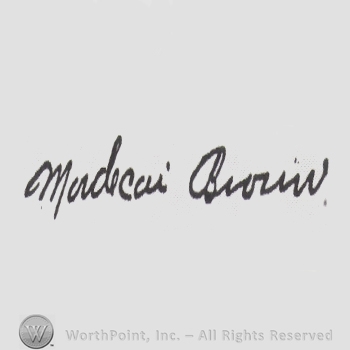 Mark with Signature: Mordecai Brown. | #567978