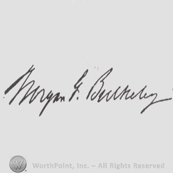 Mark with Signature: Morgan Bulkeley. | #567979