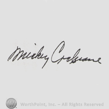 Mark with Signature: Mickey Cochrane. | #568001