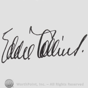 Mark with Signature: Eddie Collins. | #568002