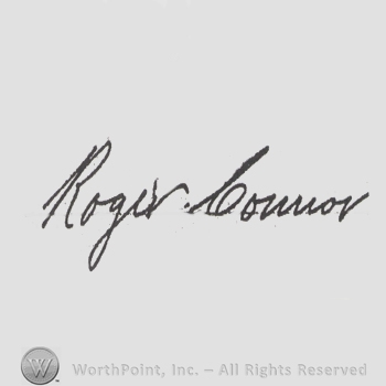 Mark with Signature: Roger Connor. | #568012