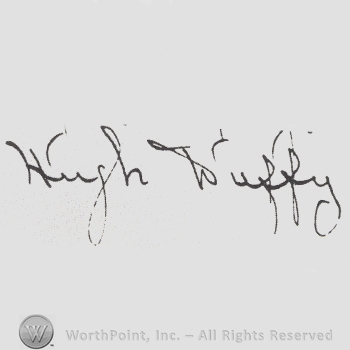 Mark with Signature: Hugh Duffy. | #568032