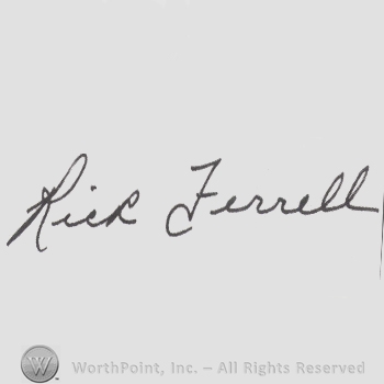Mark with Signature: Rick Ferrell. | #568040