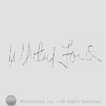 Mark with Signature: Whitey Ford. | #568043