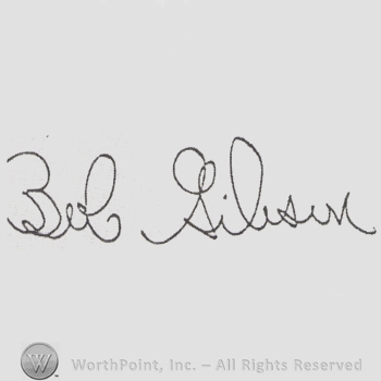 Mark with Signature: Bob Gibson. | #568054