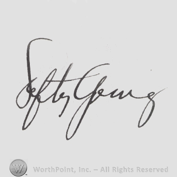 Mark with Signature: Lefty Gomez. | #568057