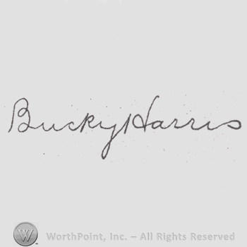 Mark with Signature: Bucky Harris. | #568072