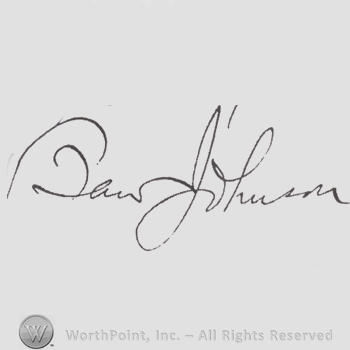 Mark with Signature: Ban Johnson. | #568089