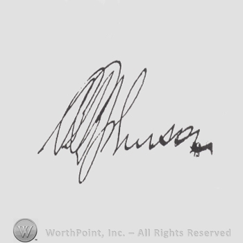 Mark with Signature: Ban Johnson. | #568090