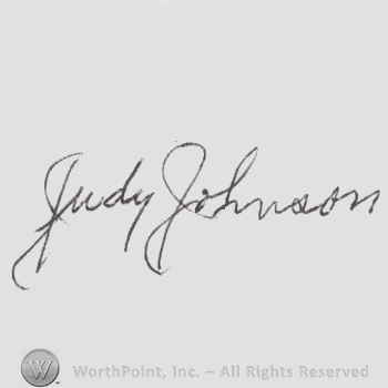 Mark with Signature: Judy Johnson. | #568093