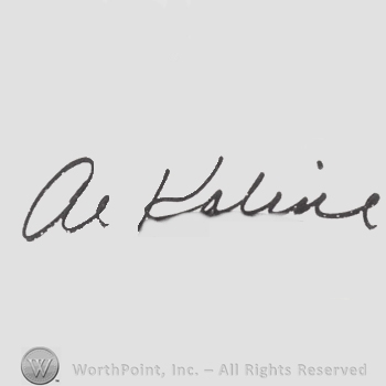 Mark with Signature: Al Kaline. | #568095