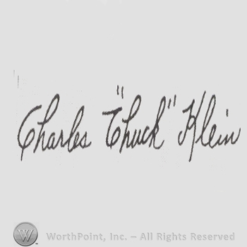 Mark with Signature: Chuck Klein. | #568106