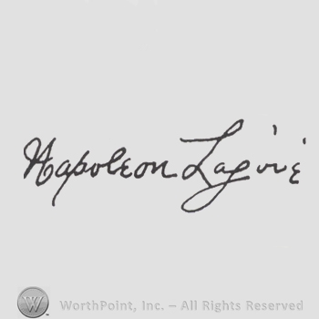 Mark with Signature: Nap Lajoie. | #568109