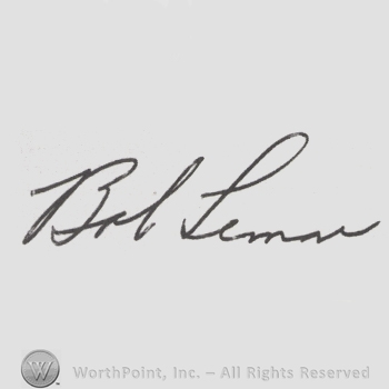 Mark with Signature: Bob Lemon. | #568112